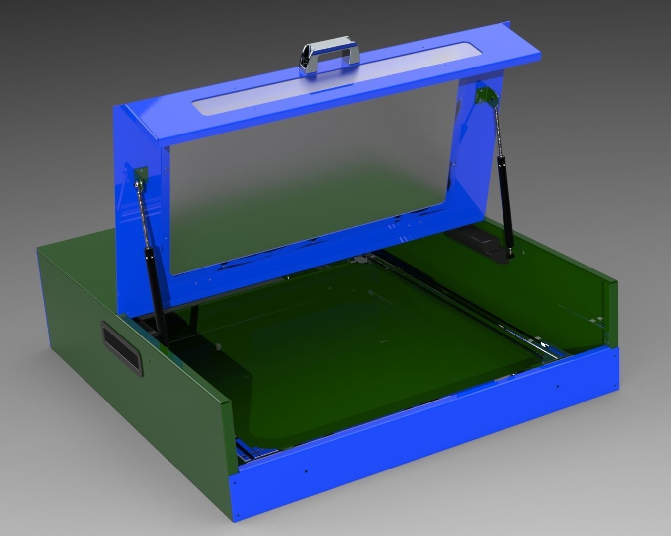 Laser Engraving Enclosure 3D model | CGTrader