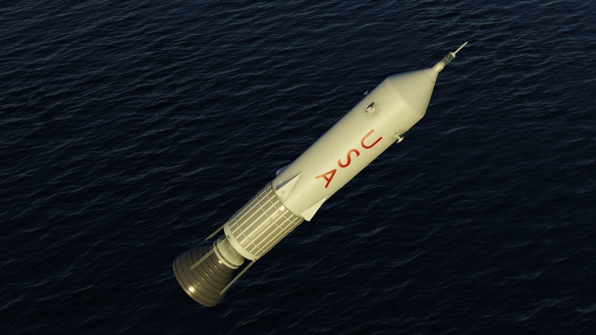 3D model Sea Dragon rocket VR / AR / low-poly | CGTrader