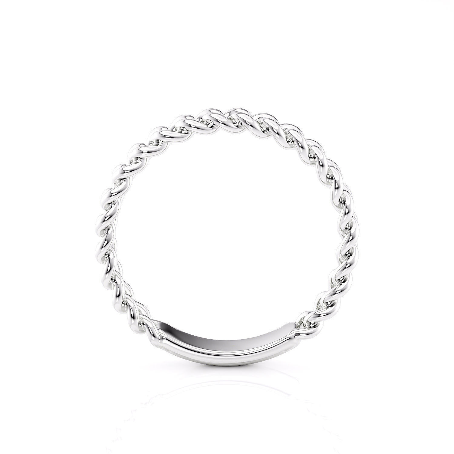 Band chain ring printable 3d model V2 3D model 3D printable | CGTrader