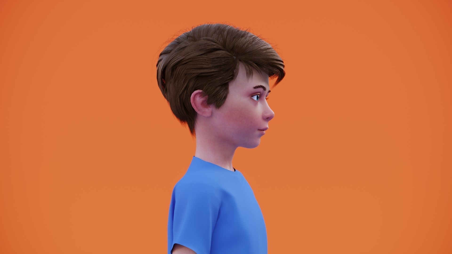3D model Cartoon Boy Max Rigged VR / AR / low-poly | CGTrader