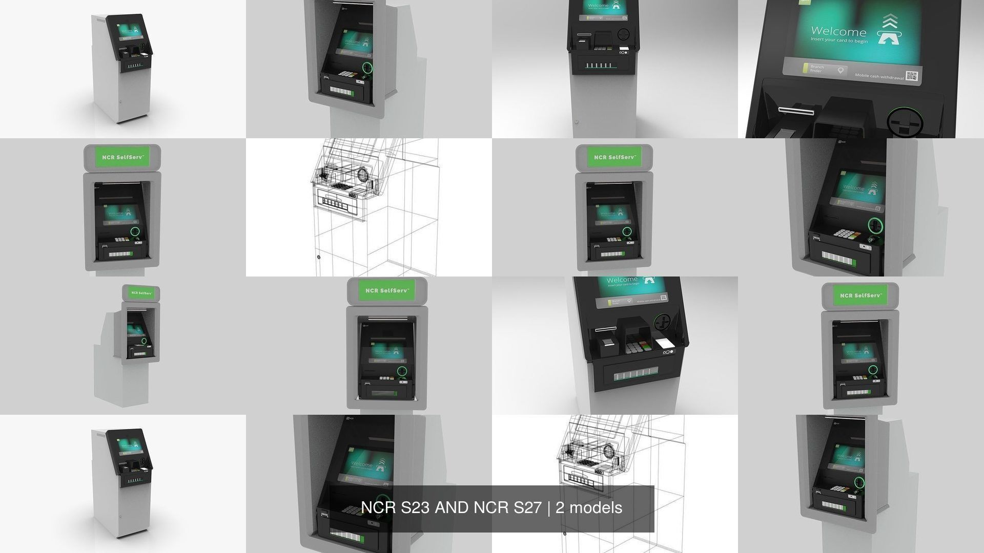 NCR S23 AND NCR S27 3D Model Collection | CGTrader