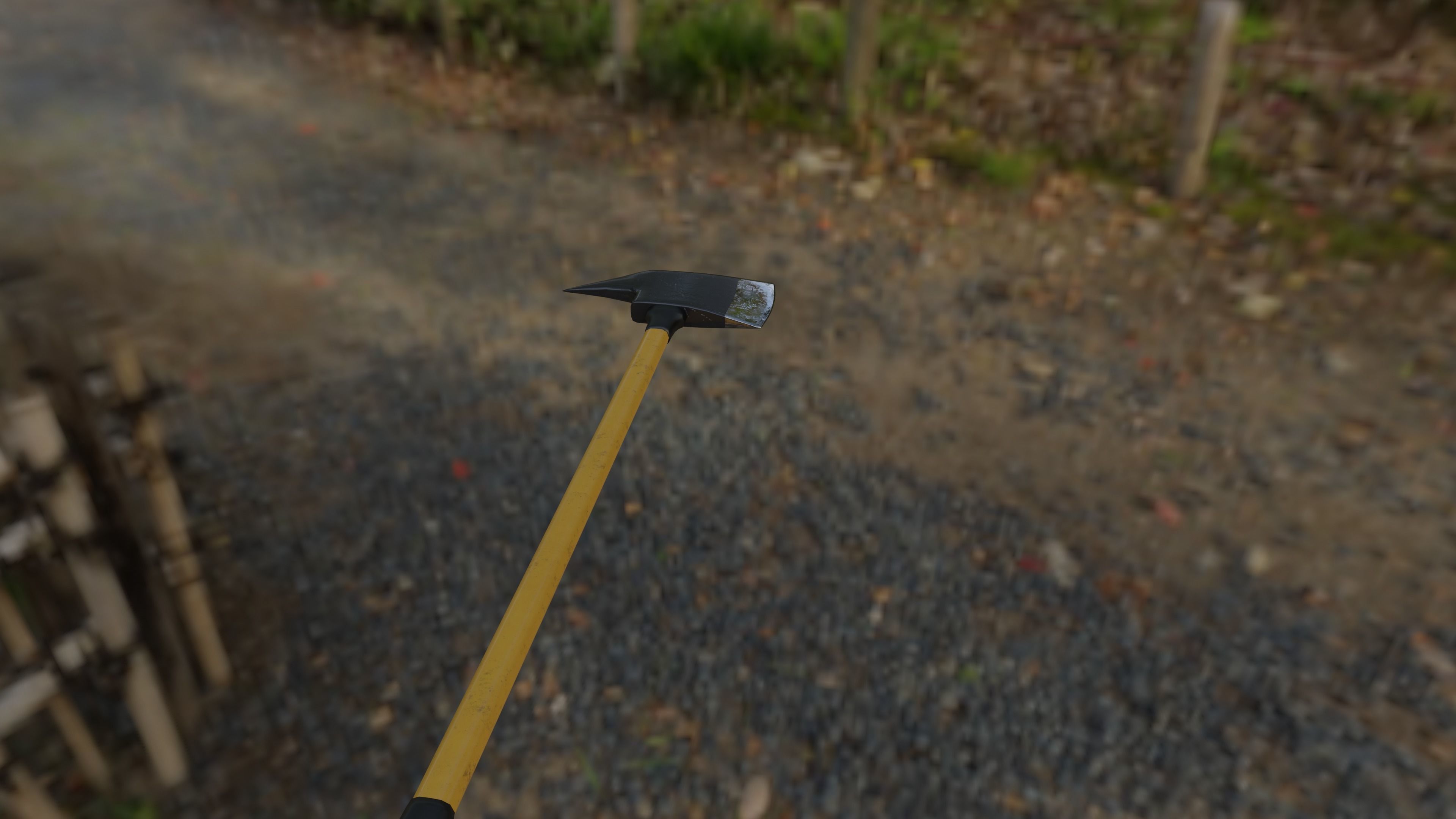 3D model Fire axe low poly 3D model PBR game ready VR / AR / low-poly ...