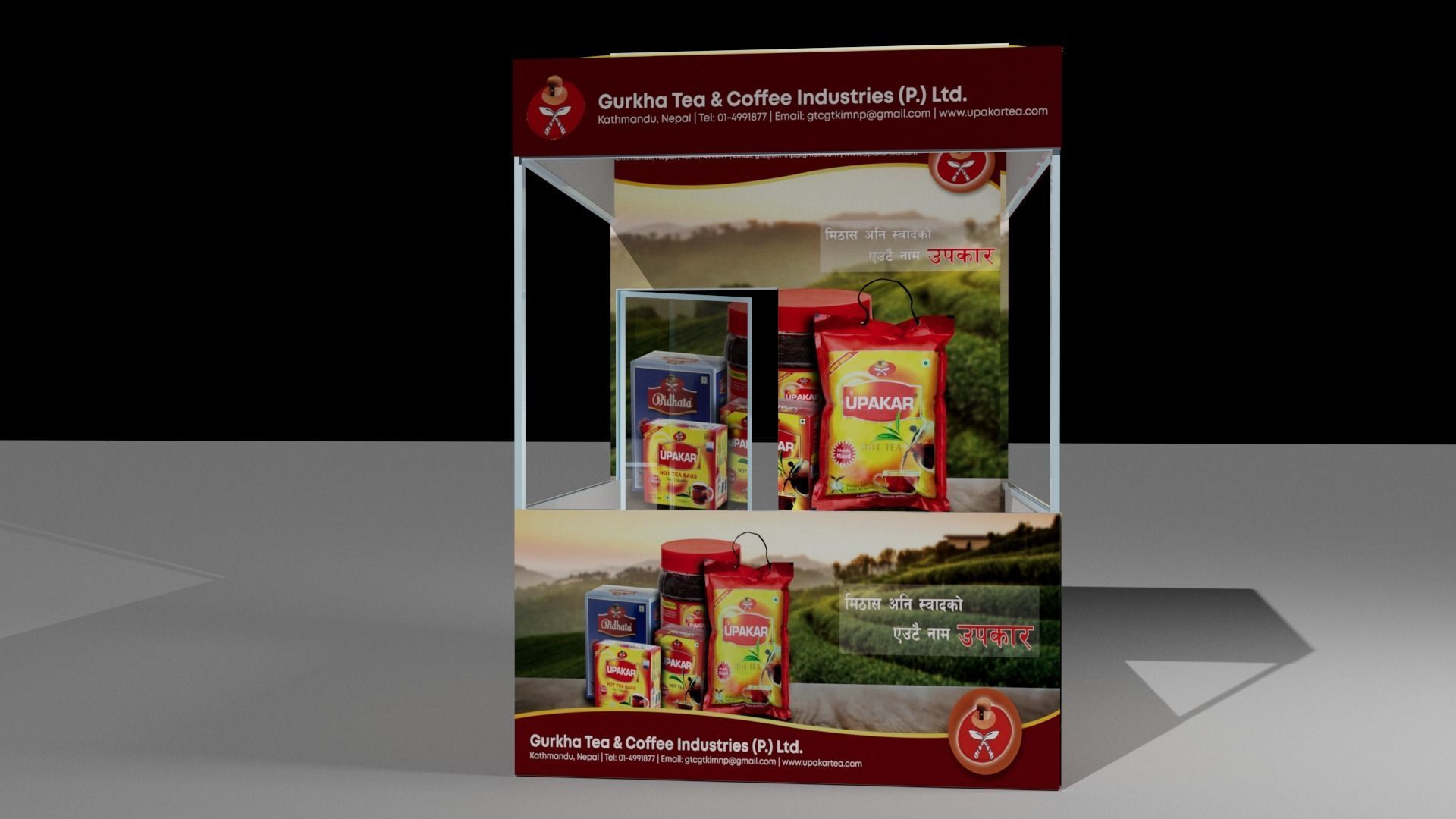 3D model Promotion Stall VR / AR / low-poly | CGTrader