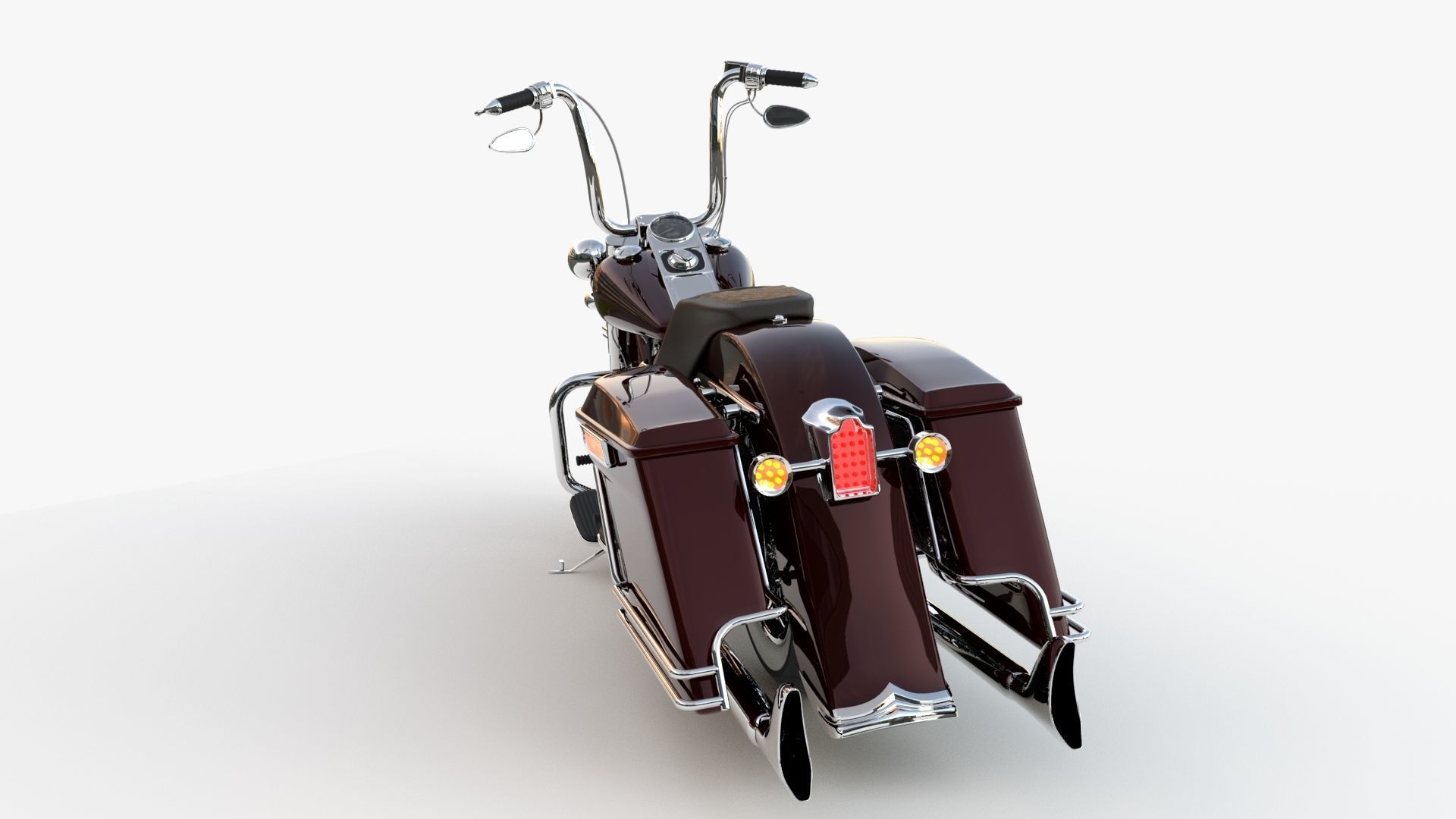 Harley Custom Bagger 3D model | CGTrader