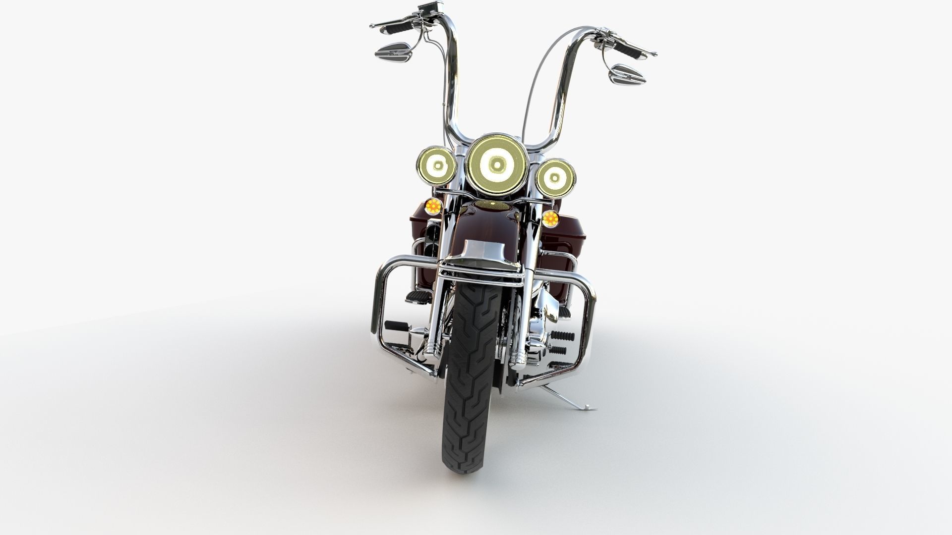 Harley Custom Bagger 3D model | CGTrader