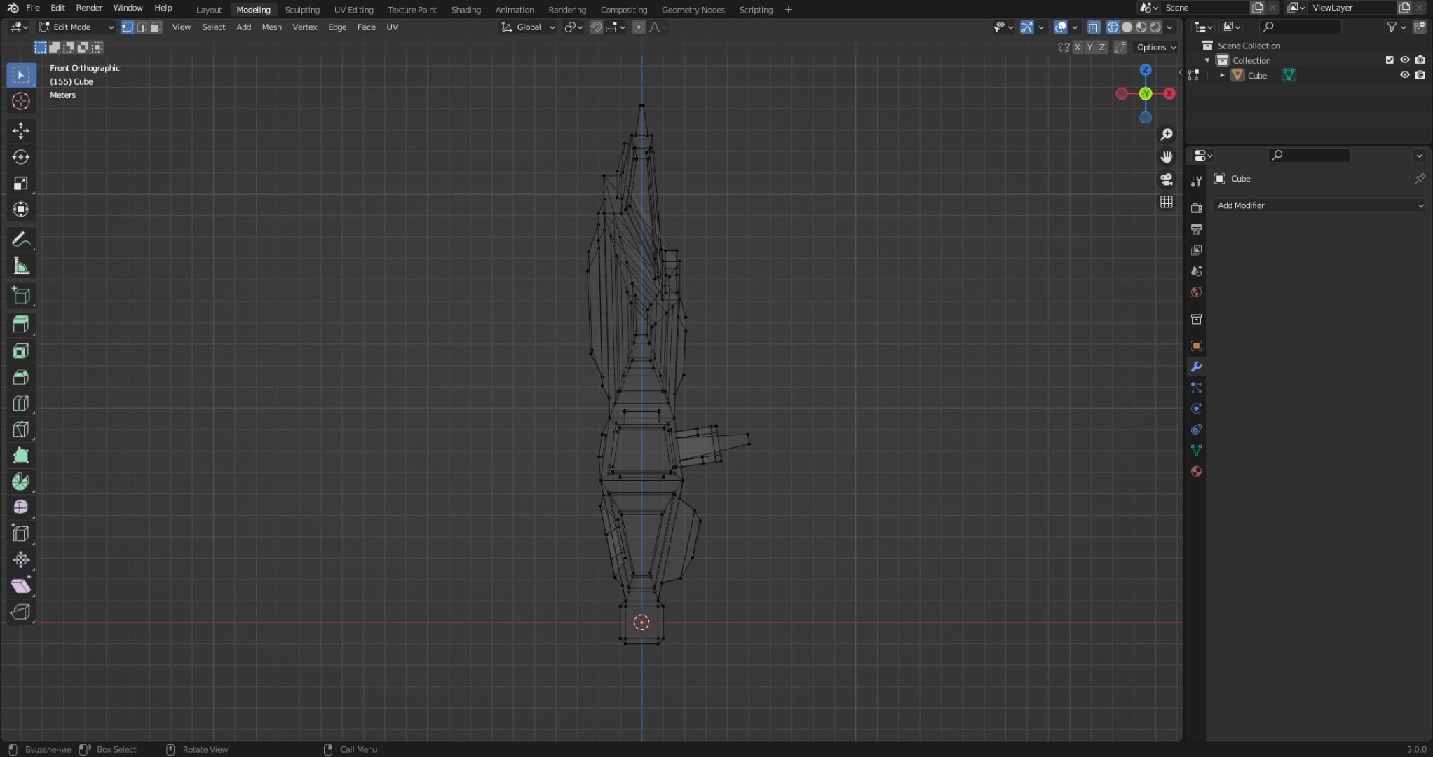 Mansion with small polygons WITHOUT TEXTURES free VR / AR / low-poly 3D ...