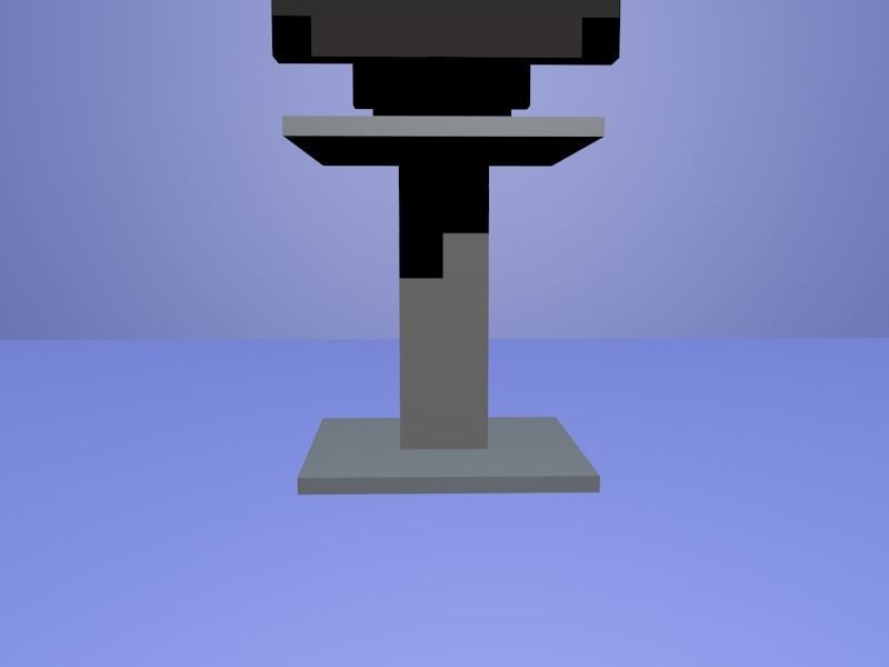 Minecraft chair security guard from fnaf 3D model animated | CGTrader