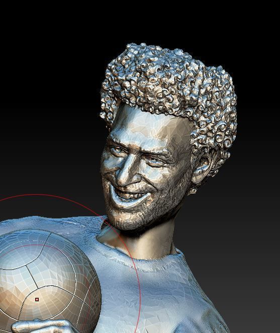 mo-salah5 soccer player kicking ball 3D model 3D printable | CGTrader