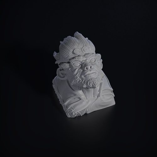 Keycap Dota 2 Monkey King 3D model 3D printable | CGTrader