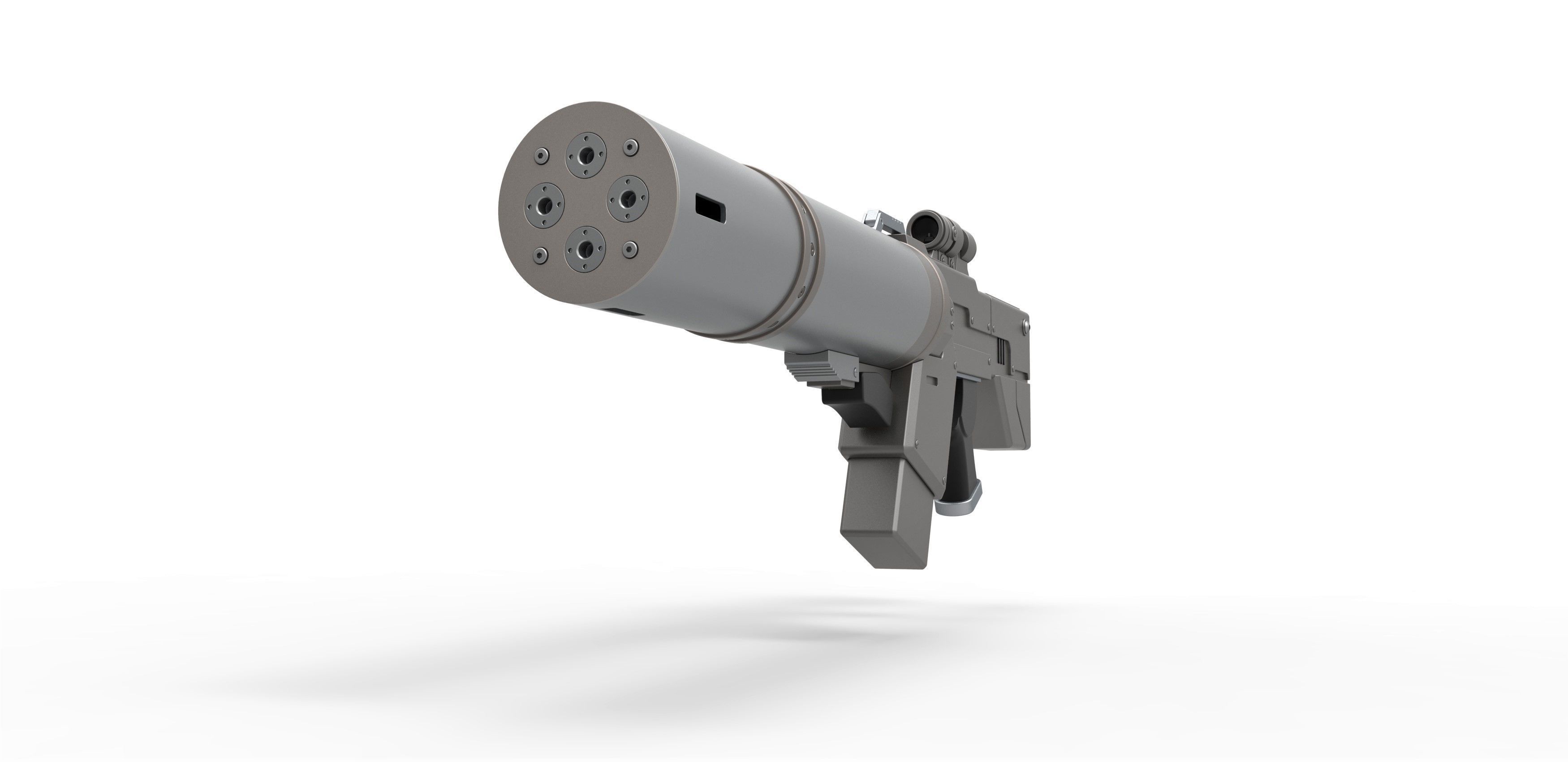 Prison Guard Rifle from the movie Judge Dredd 1995 3D model | CGTrader