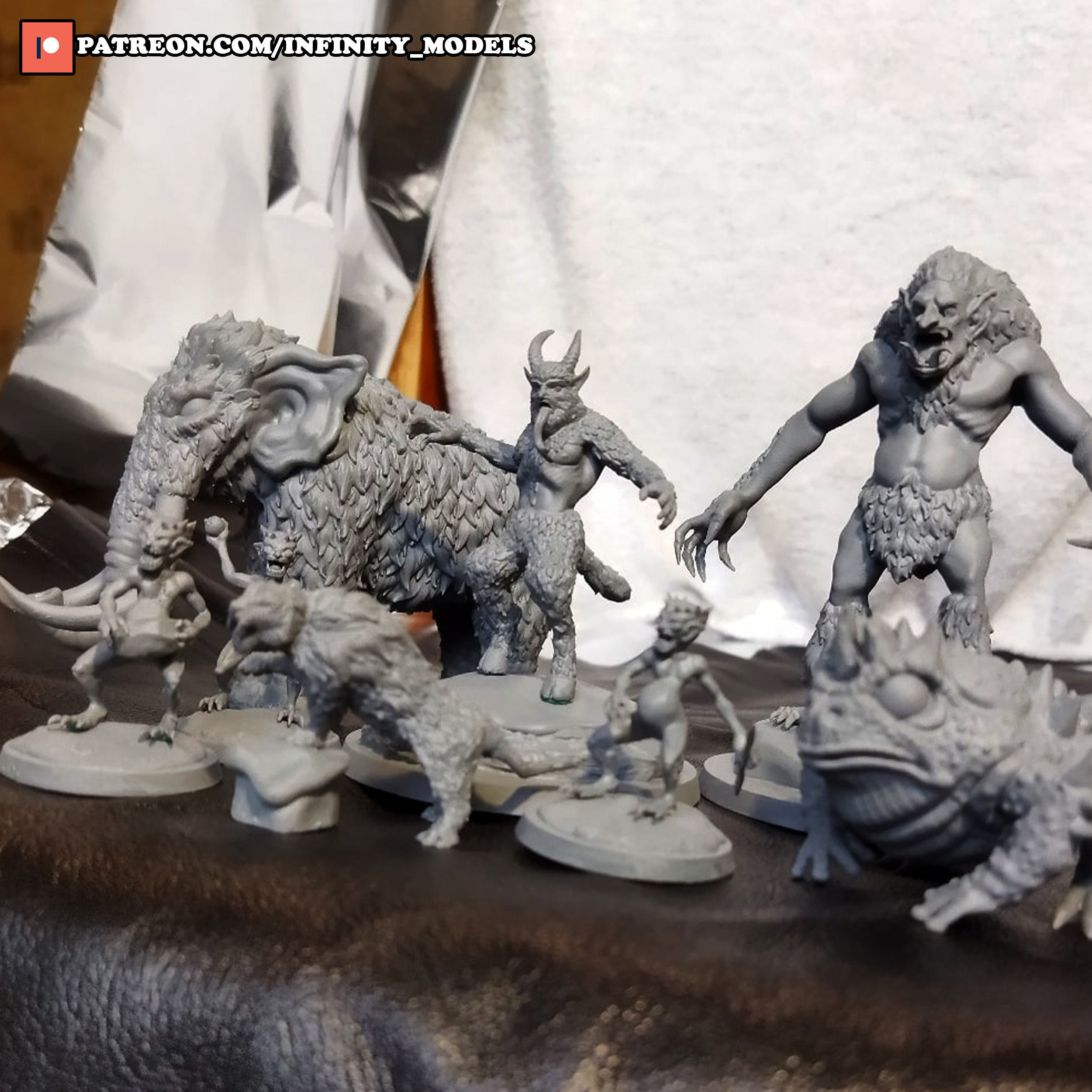Ice Troll- Tabletop Miniature 3D model 3D printable | CGTrader
