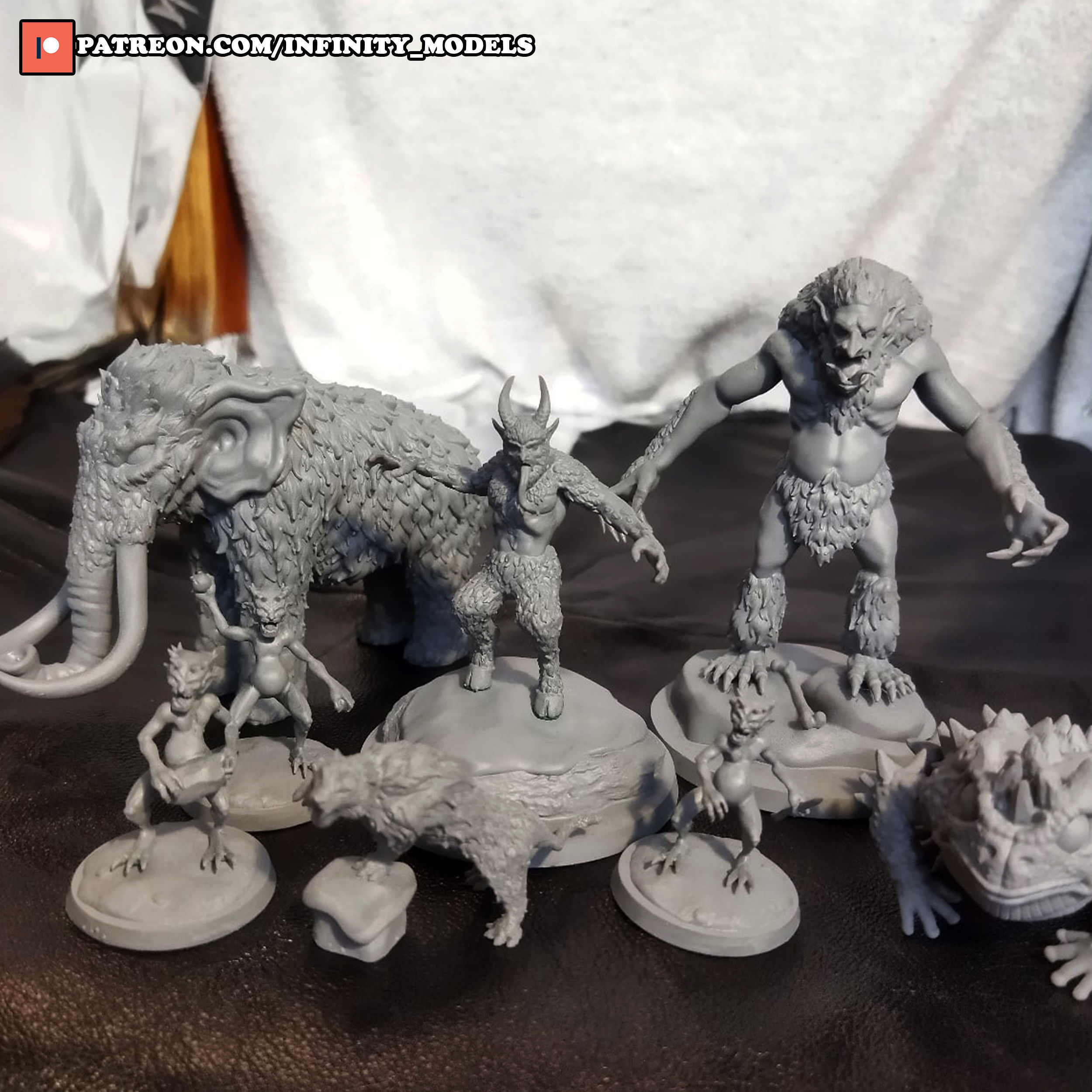 Ice Troll- Tabletop Miniature 3D model 3D printable | CGTrader
