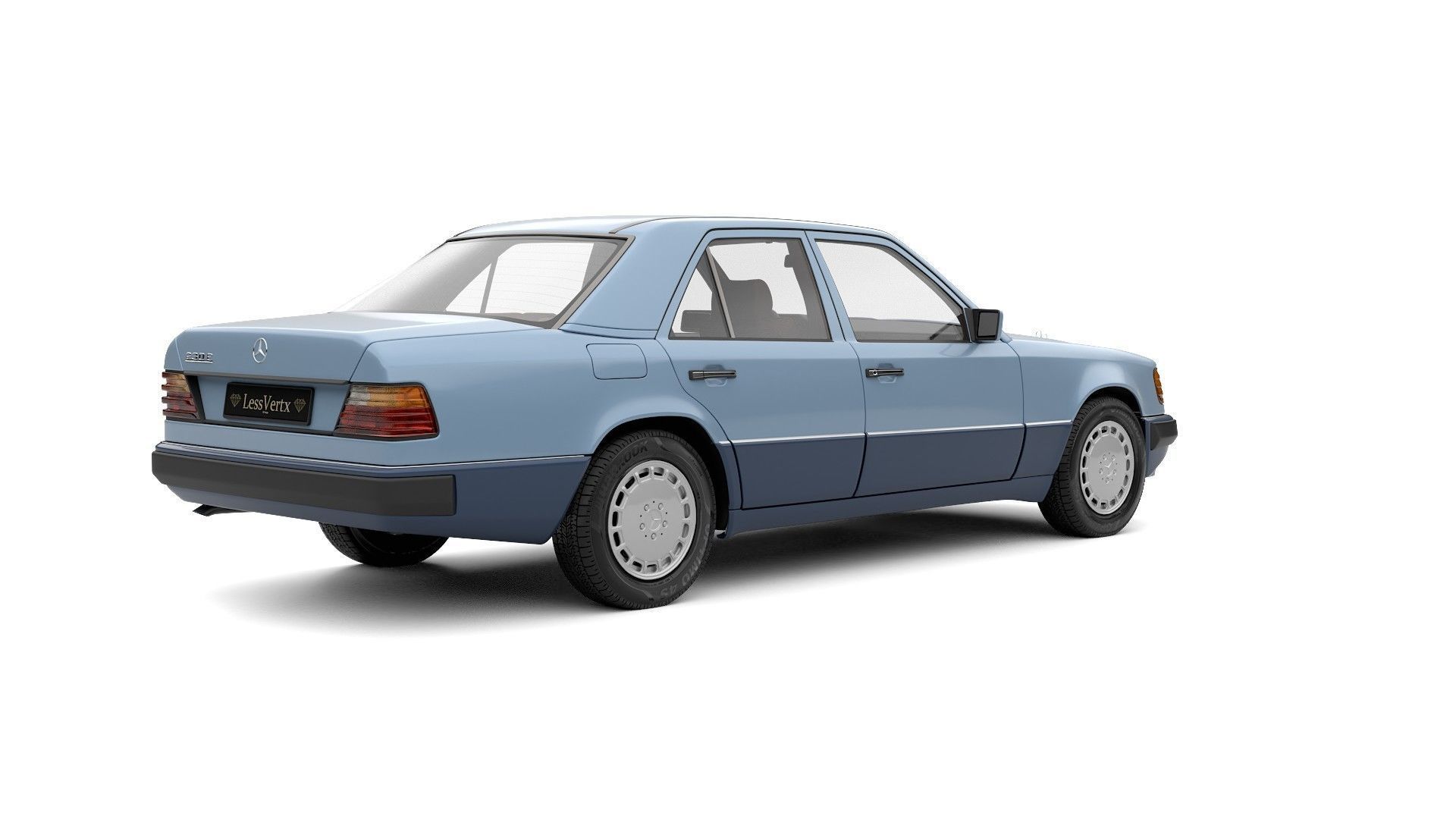 Mercedes-Benz 230E w124 3D model | CGTrader