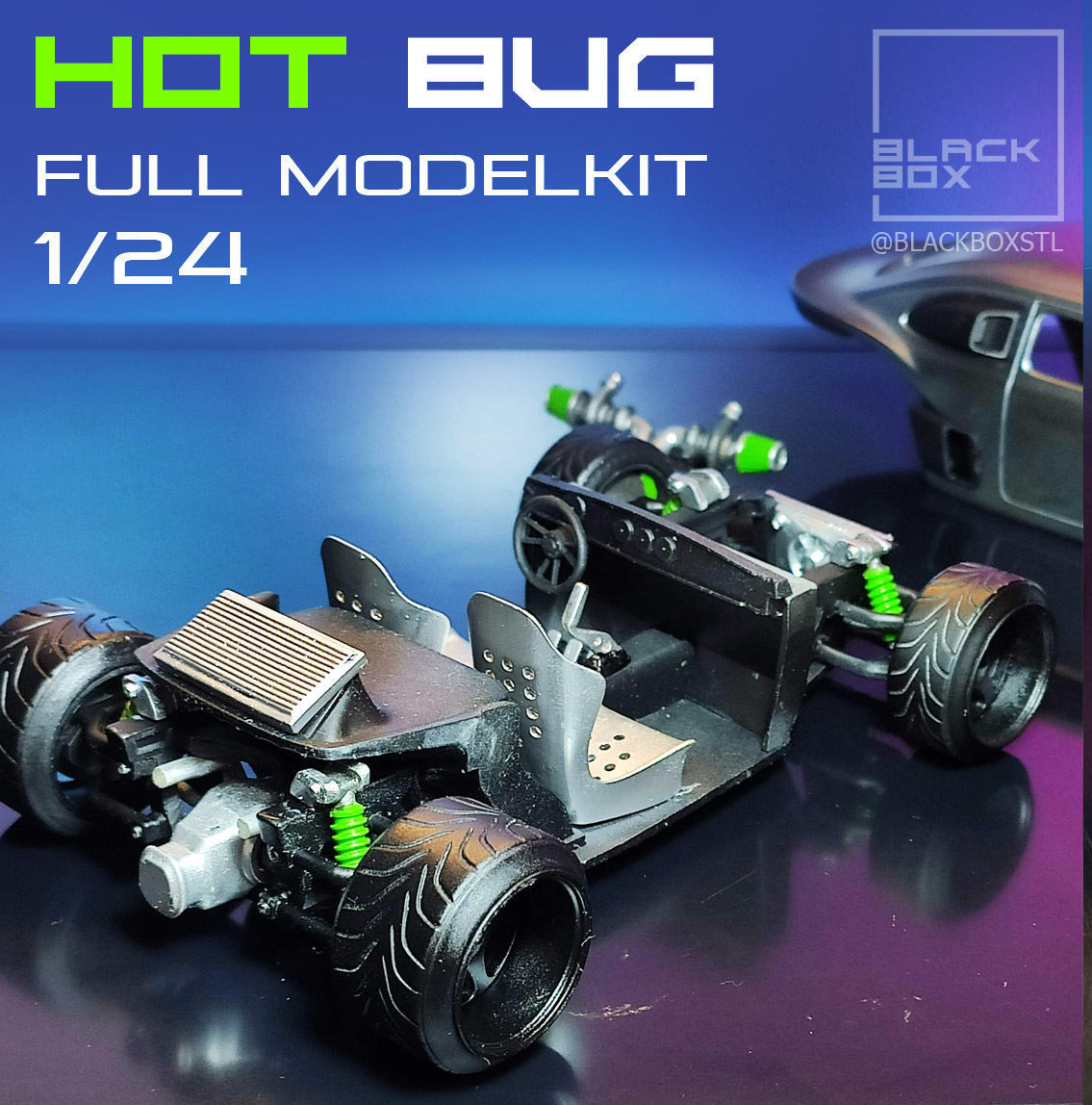 HOT BUG 1-24 FULL MODELKIT 3D model 3D printable | CGTrader