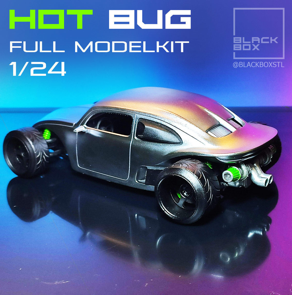 HOT BUG 1-24 FULL MODELKIT 3D model 3D printable | CGTrader