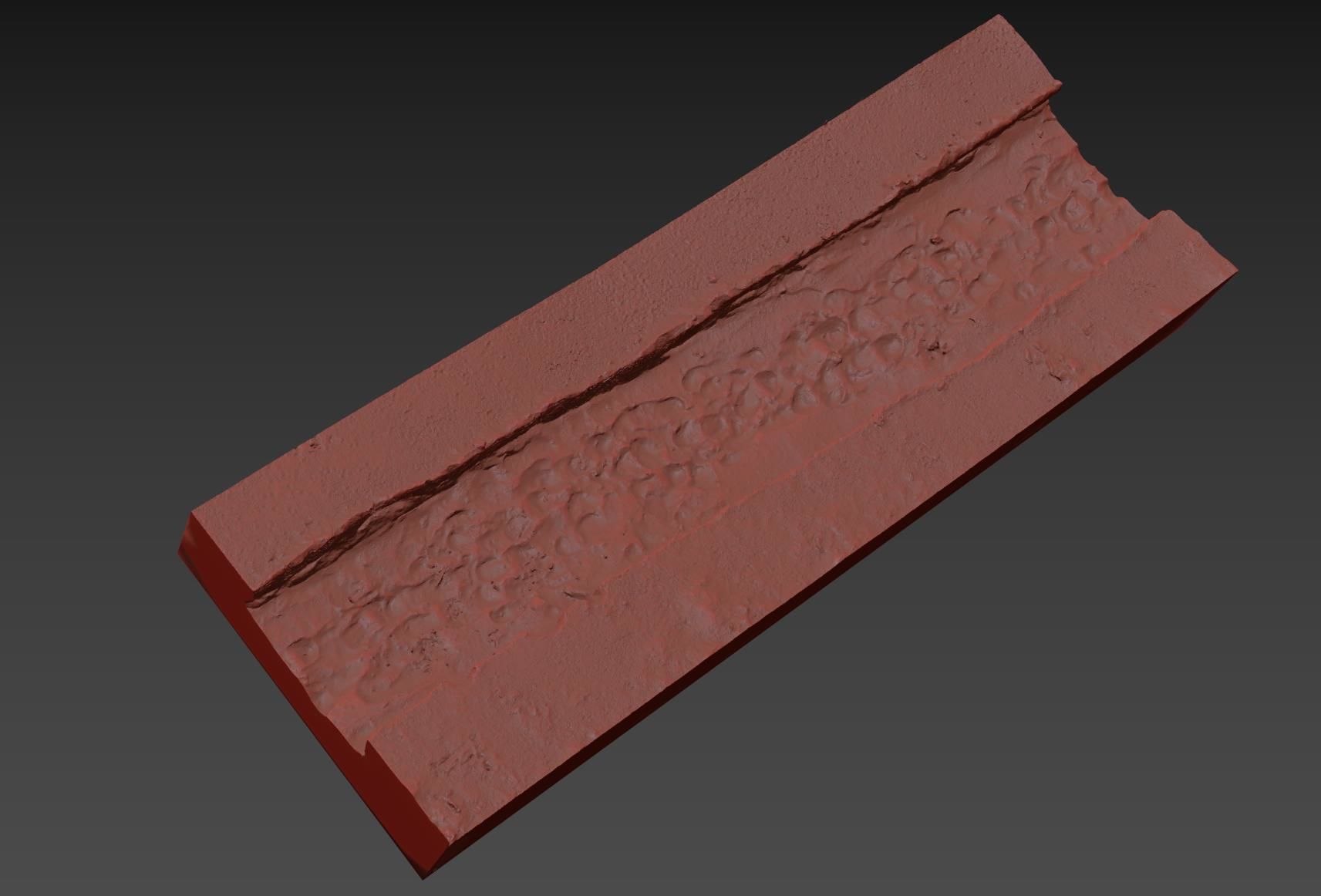 Winter footpath 3D model | CGTrader