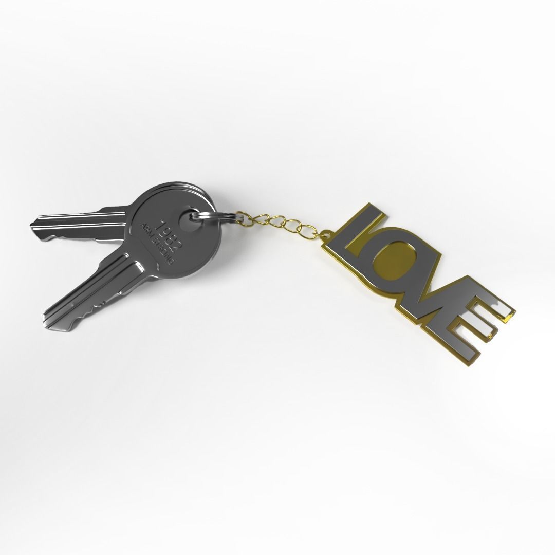 Keys with attachments 3D model free 3D model | CGTrader