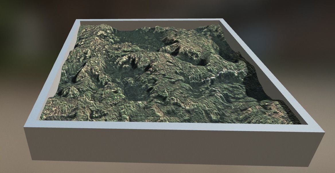 Seamless Aerial Terrain Texture Texture | CGTrader