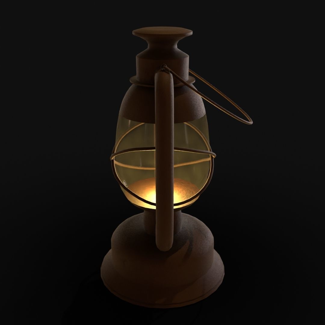 3D model Lantern old VR / AR / low-poly | CGTrader