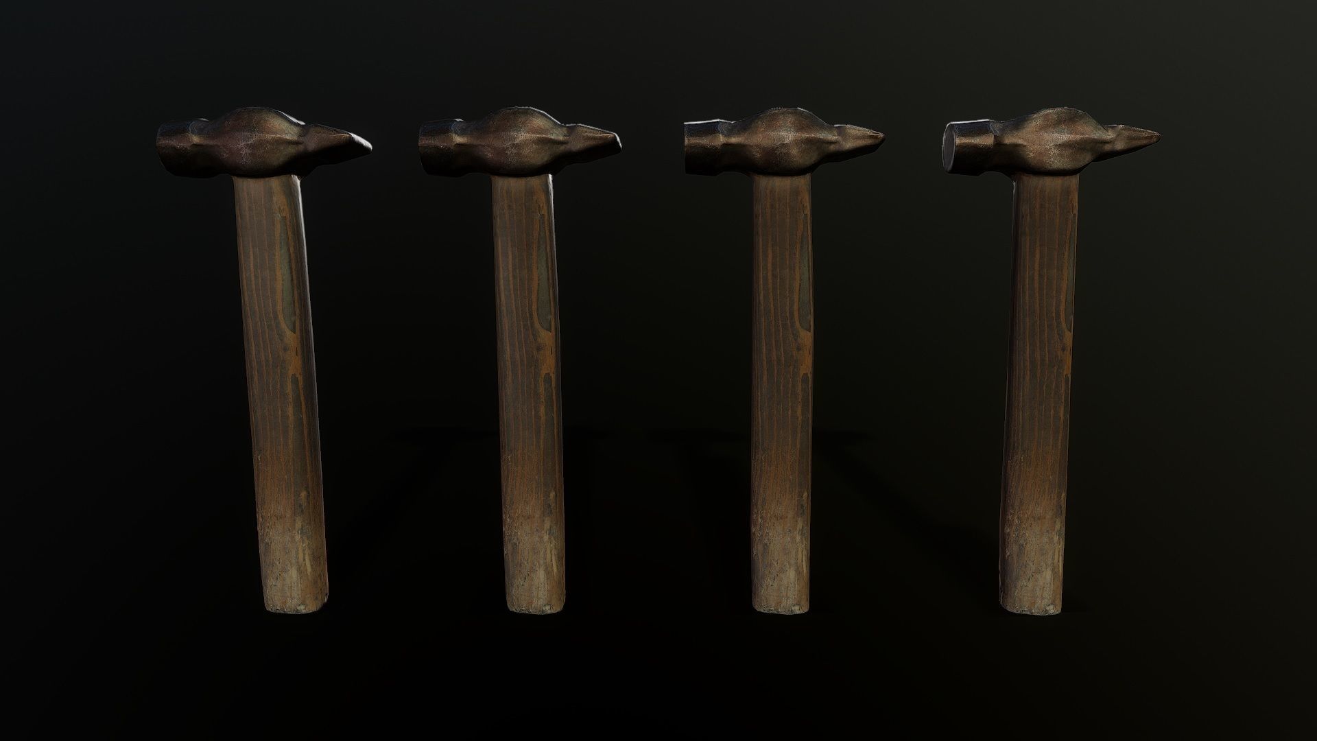 3D model 3D Scan Hammer 03 made in USSR VR / AR / low-poly | CGTrader