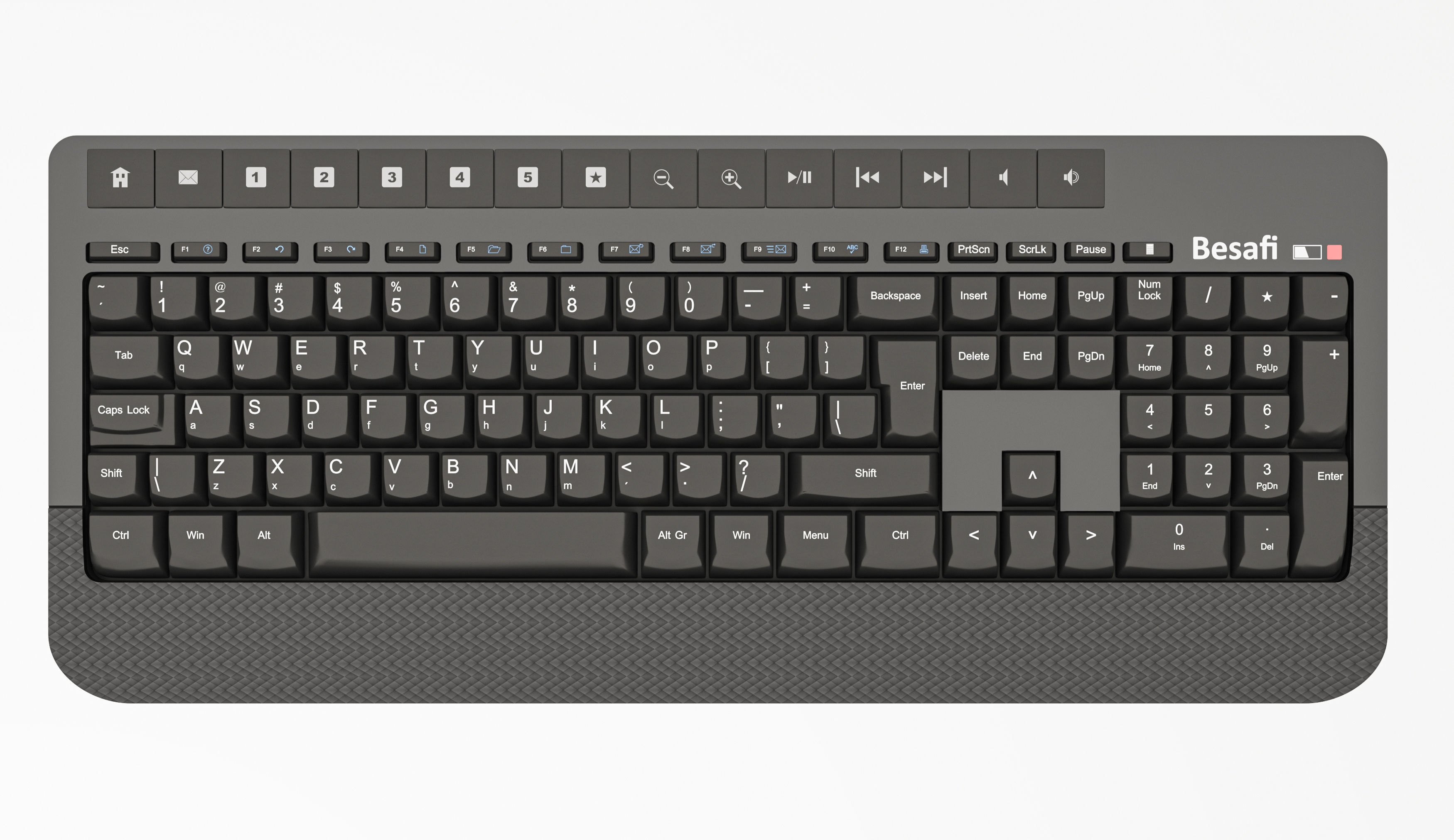 Keyboard 3d Model With English Layout And Turkish Layout 3D model ...