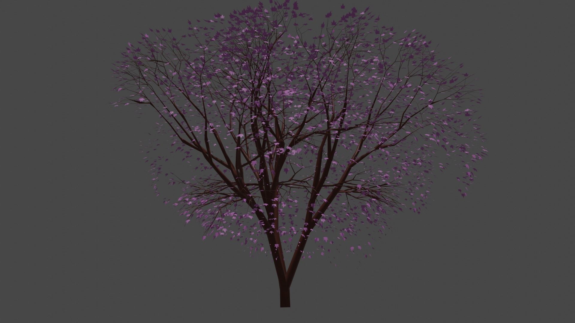 3D model Cherry Tree Low poly VR / AR / low-poly | CGTrader