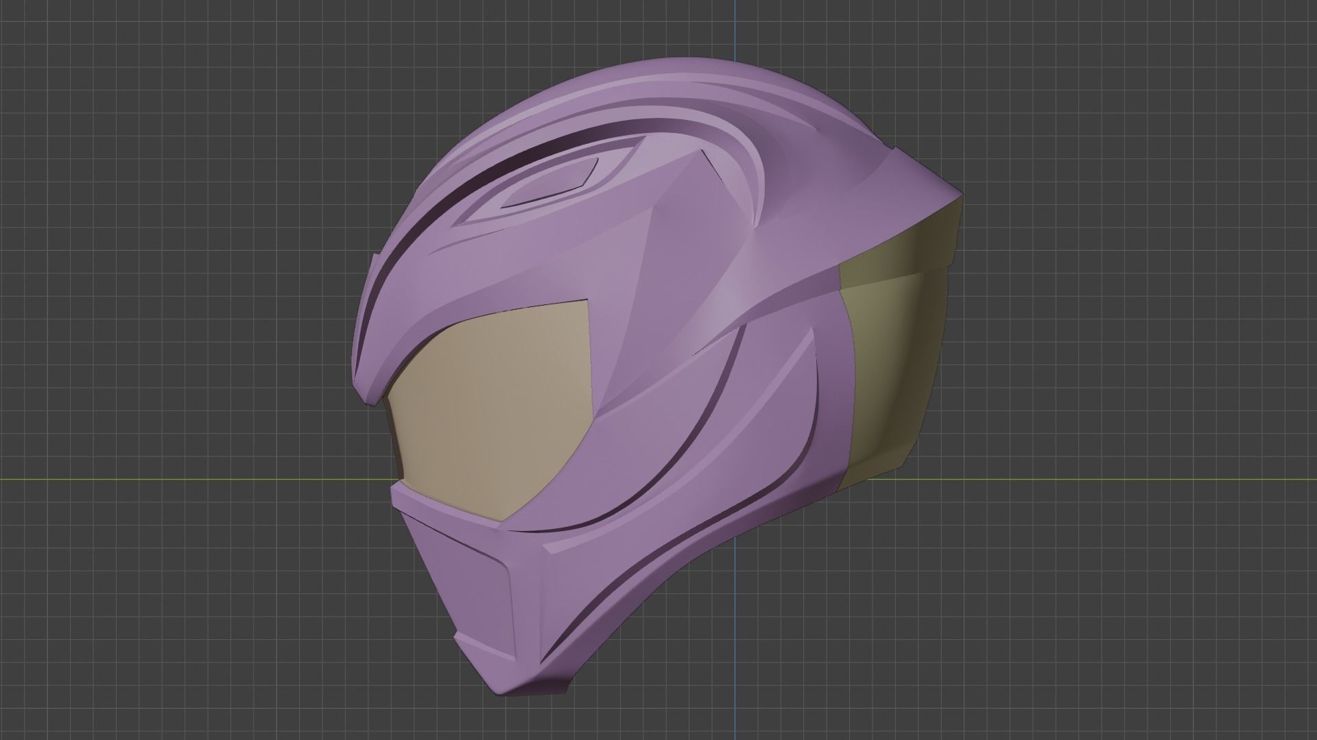 Ryu Ranger Inspired Helmet 3D model 3D printable | CGTrader