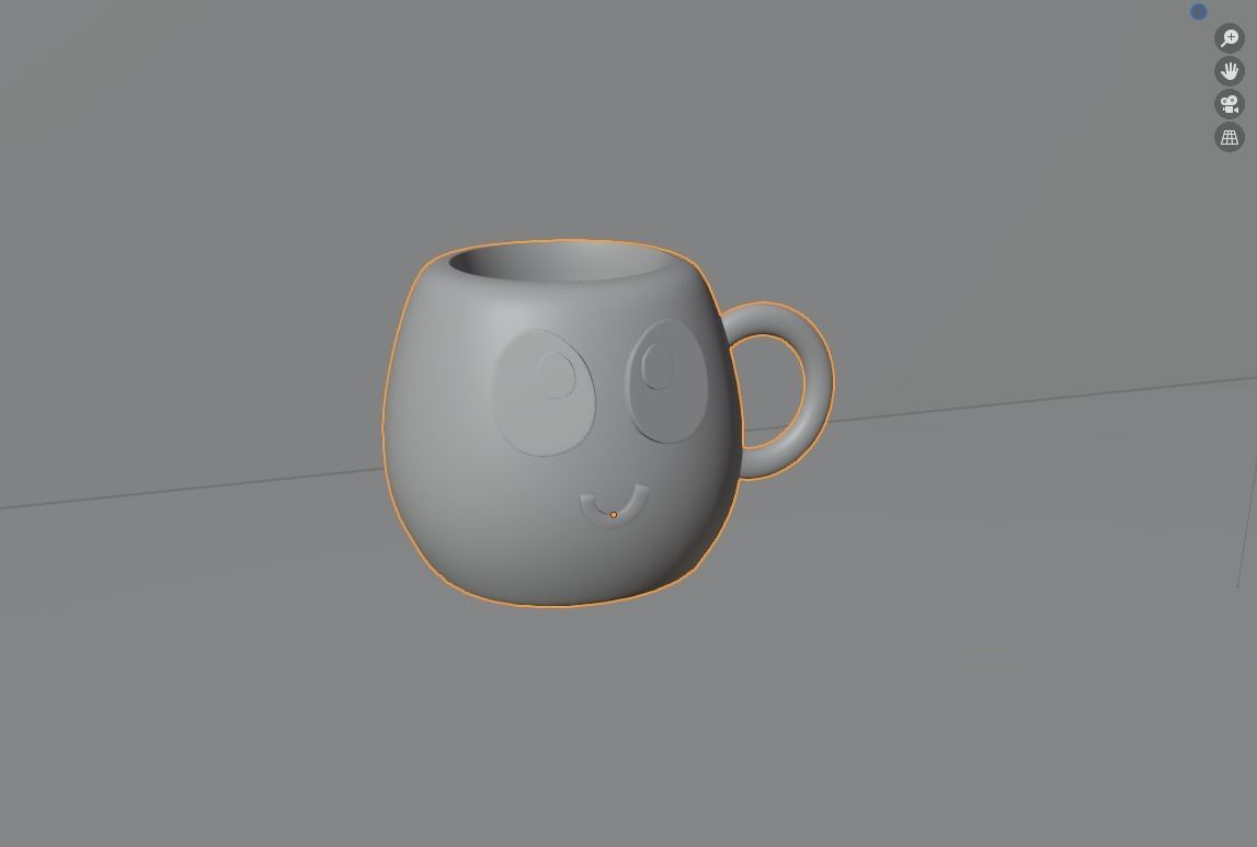 Cute mug 3D model | CGTrader