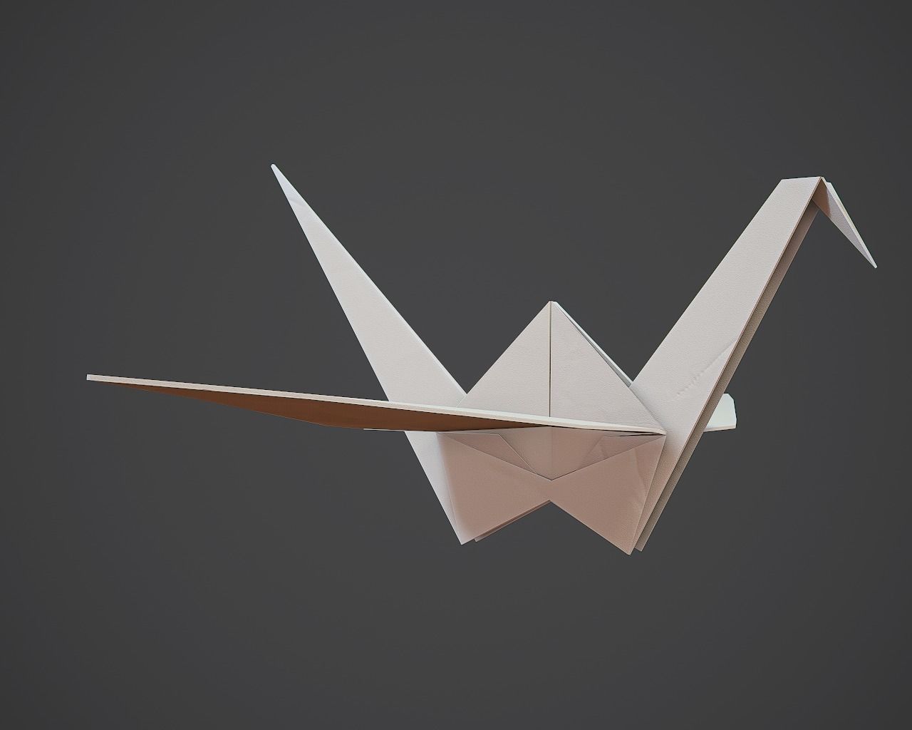 3D model Origami low poly game assets 488 tris VR / AR / low-poly ...