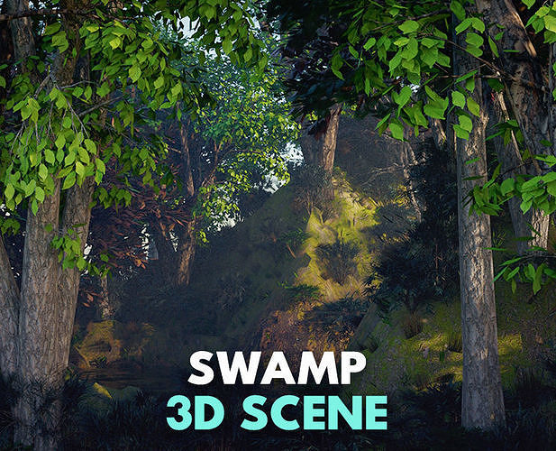 swamp 3D model animated | CGTrader