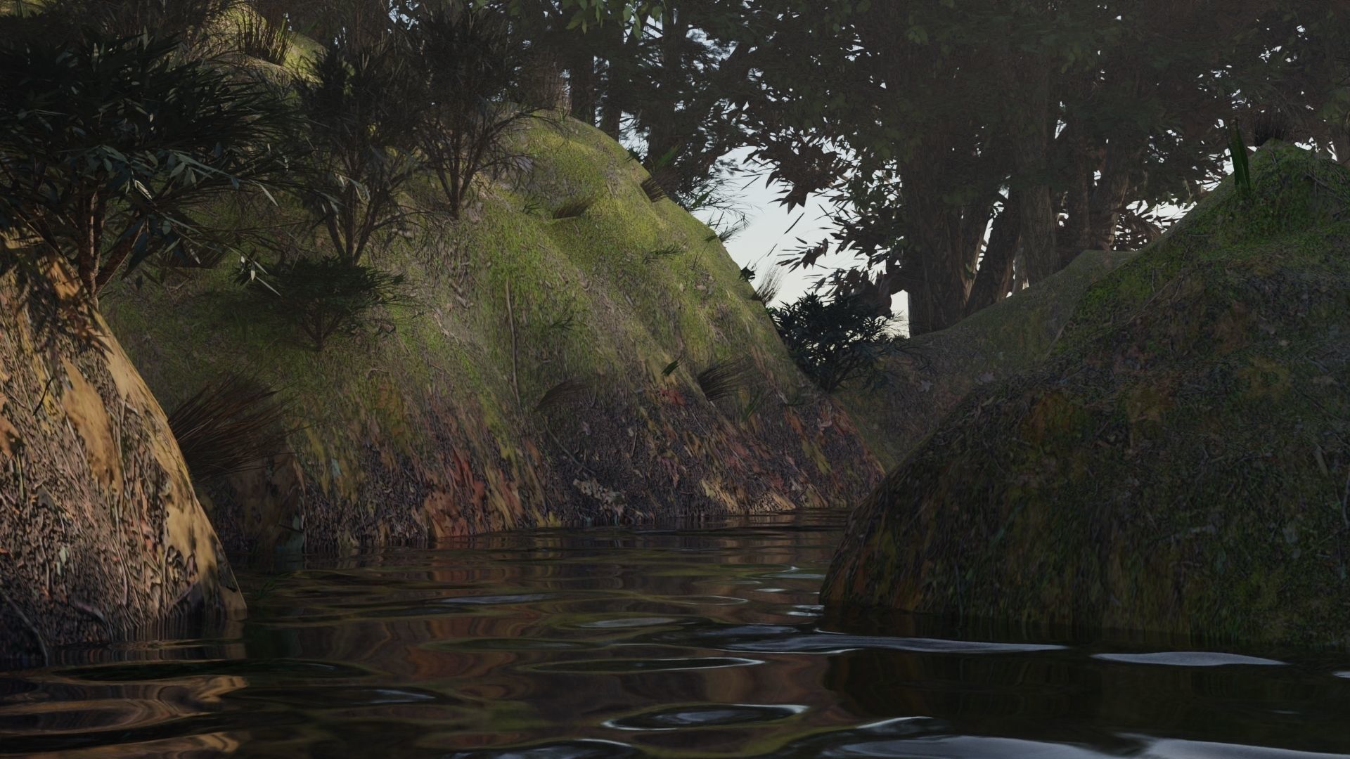 swamp 3D model animated | CGTrader