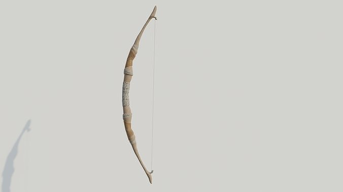 3D model Bow Old Wood VR / AR / low-poly | CGTrader