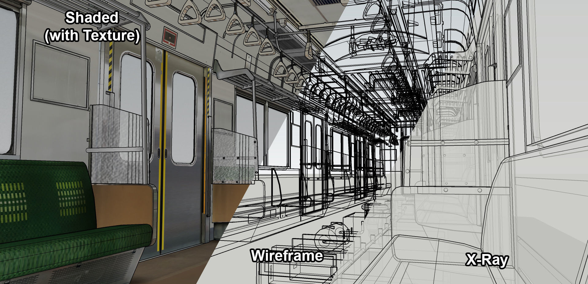 JR 205 Marchen Musashino TRAINCAB ONLY 3D model animated | CGTrader