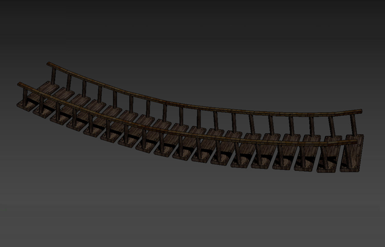 Wooden Bridge - Game Ready free VR / AR / low-poly 3D model | CGTrader