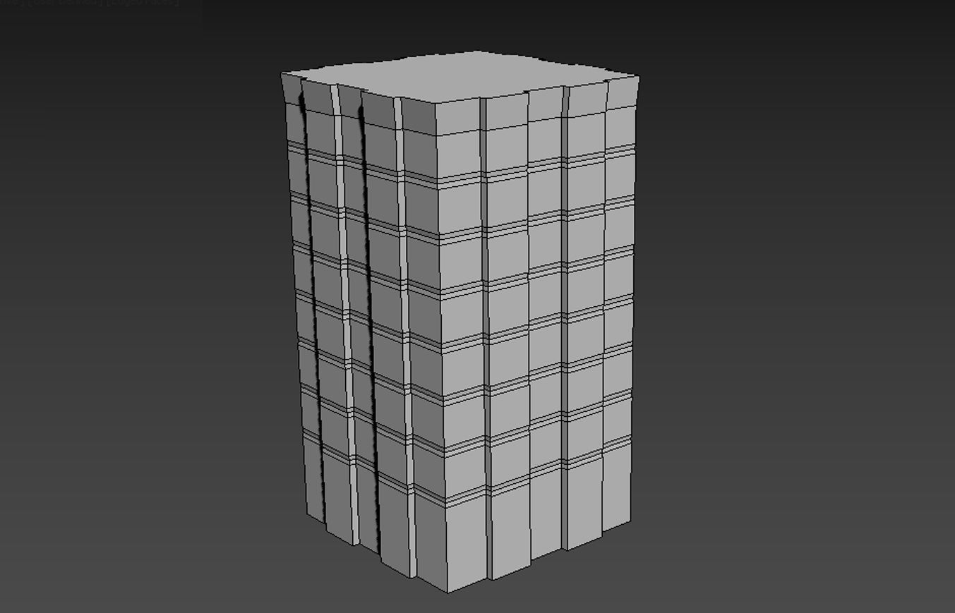 3D model City Flat Tower Block - Game Ready VR / AR / low-poly | CGTrader