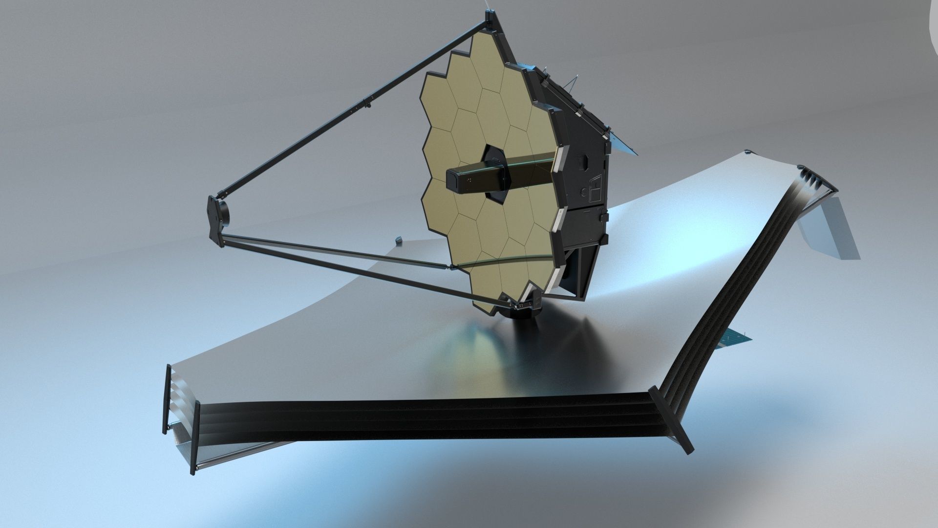 james webb space telescope 3D model | CGTrader