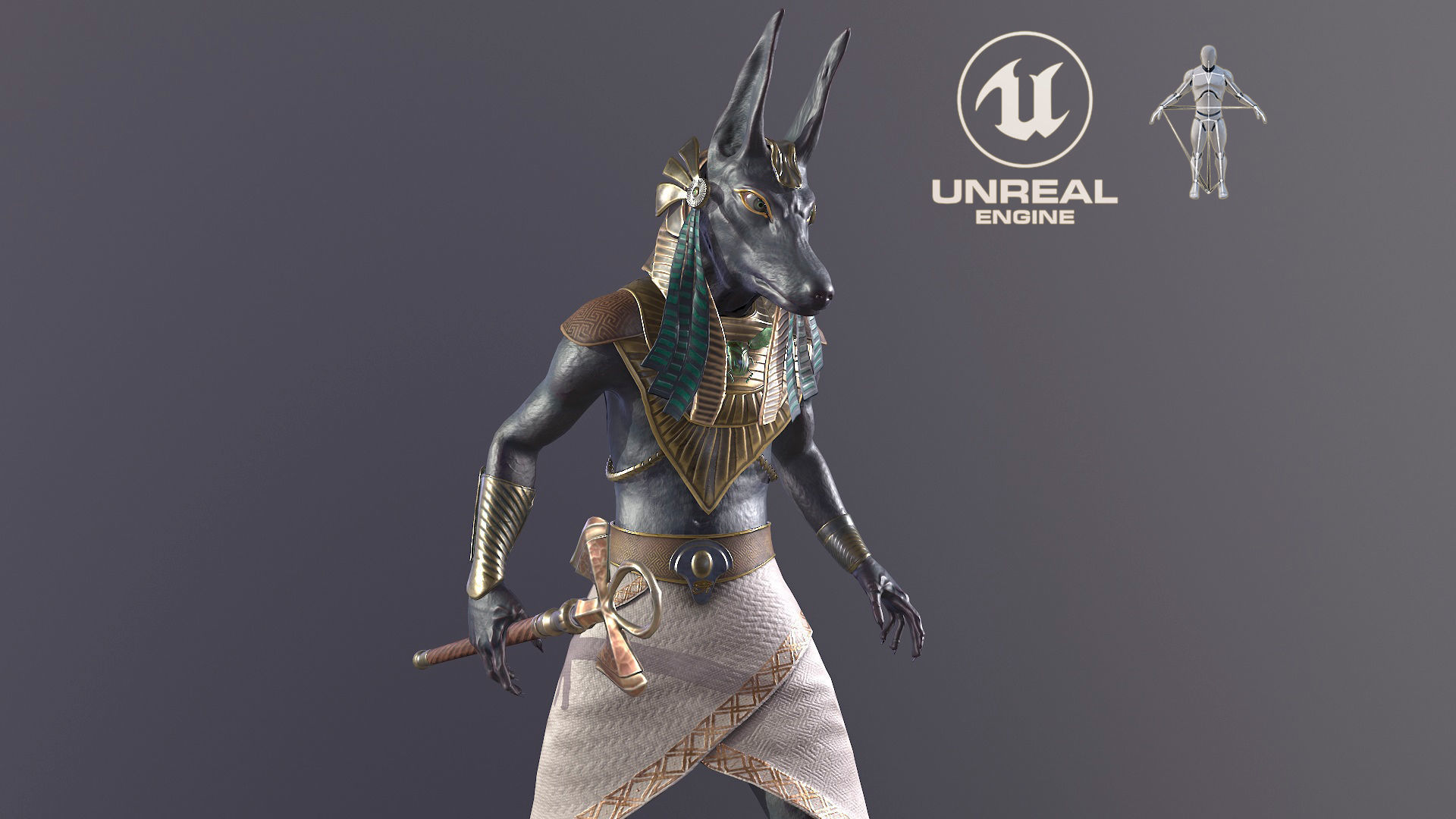 3D model Anubis VR / AR / low-poly | CGTrader