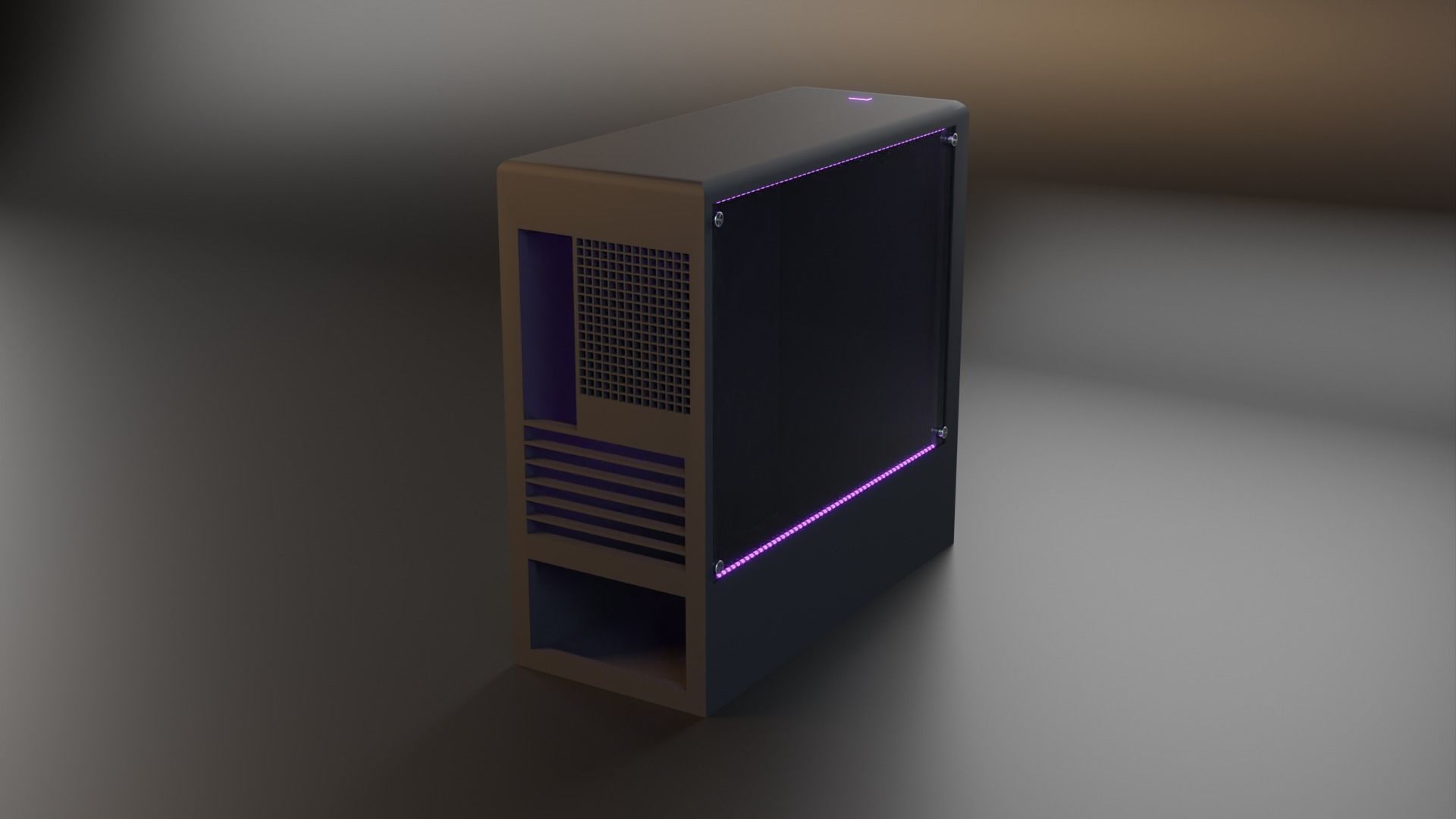 Simple Gamer Setup free 3D model | CGTrader