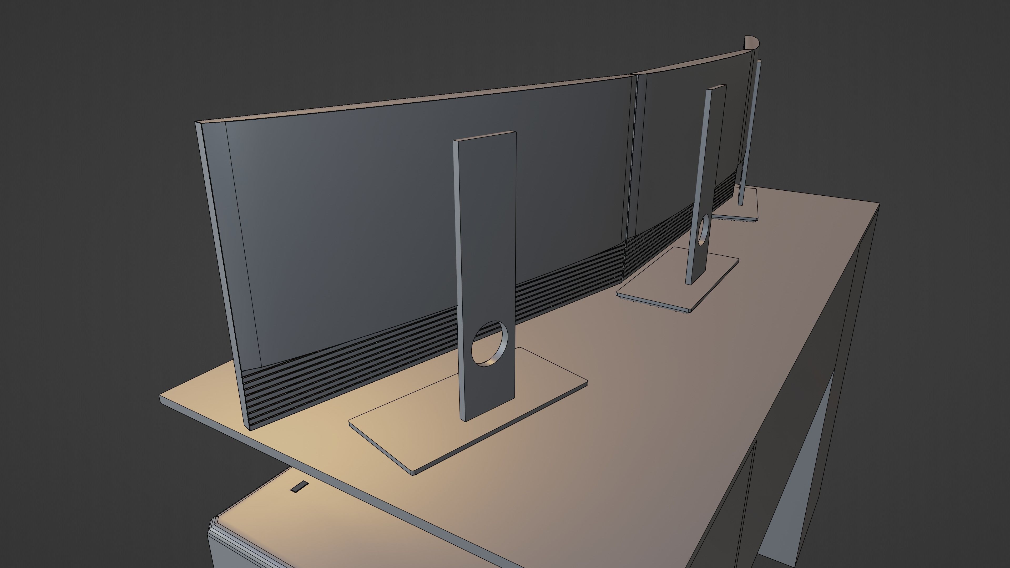 Simple Gamer Setup free 3D model | CGTrader