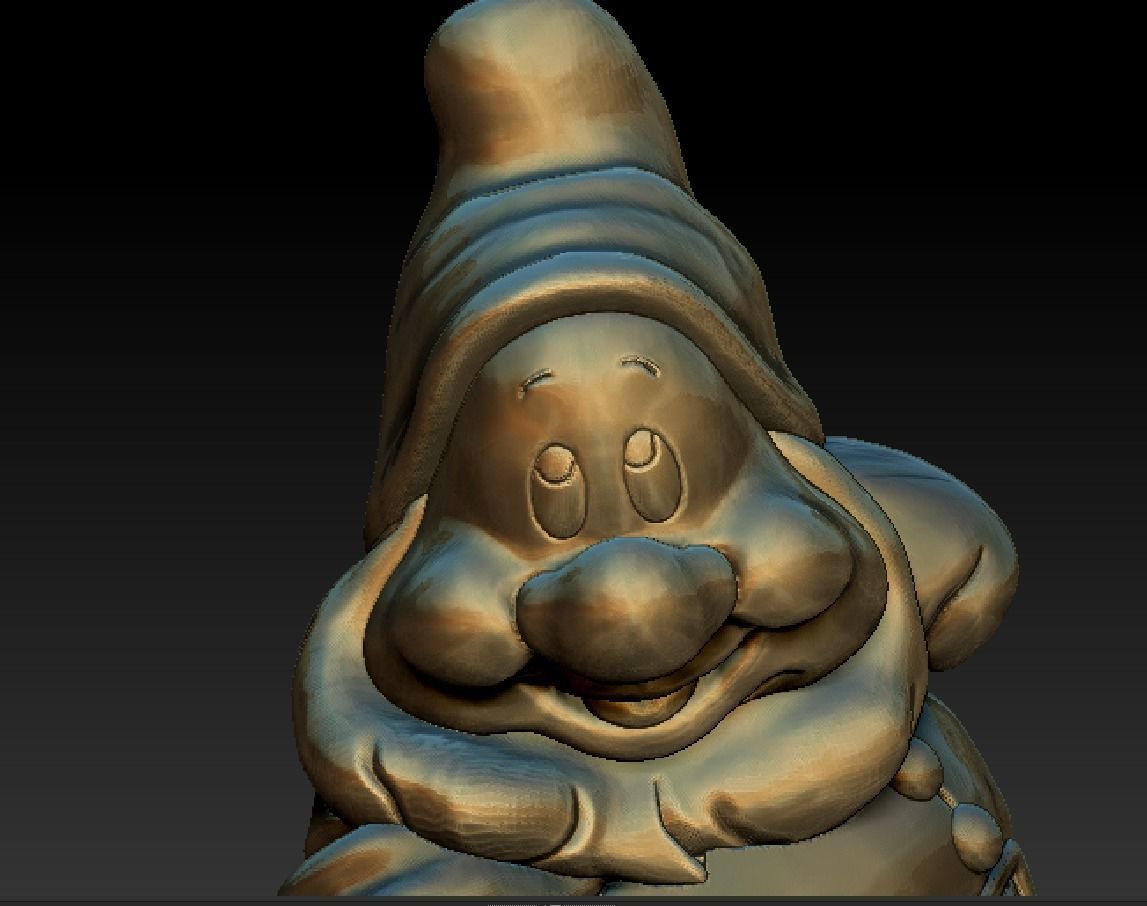 DWARF DOC Snow-white and seven dwarfs 3D model 3D printable | CGTrader