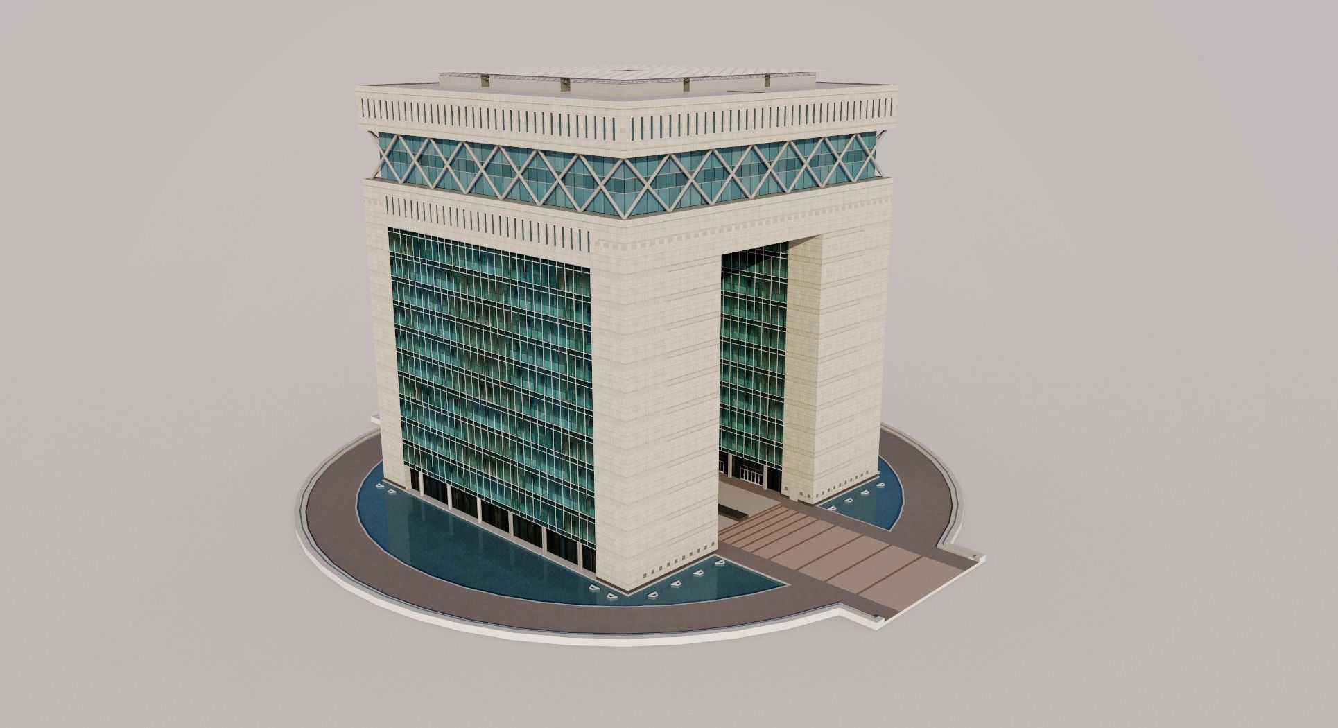 The Gate Building - Dubai UAE 3D model | CGTrader