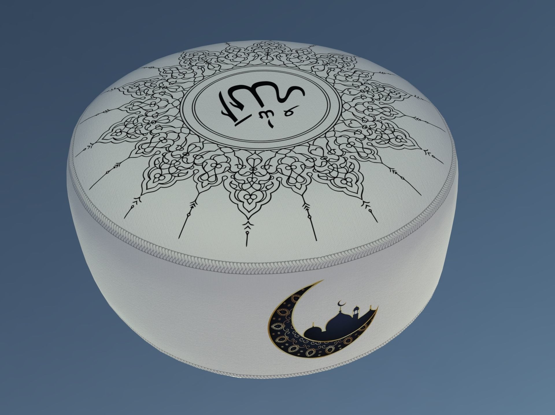 Islamic Cap Muslim Tupi free VR / AR / low-poly 3D model | CGTrader