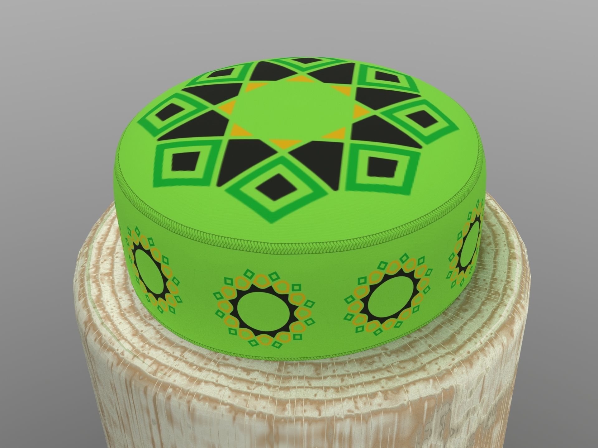 Islamic Cap Muslim Tupi free VR / AR / low-poly 3D model | CGTrader