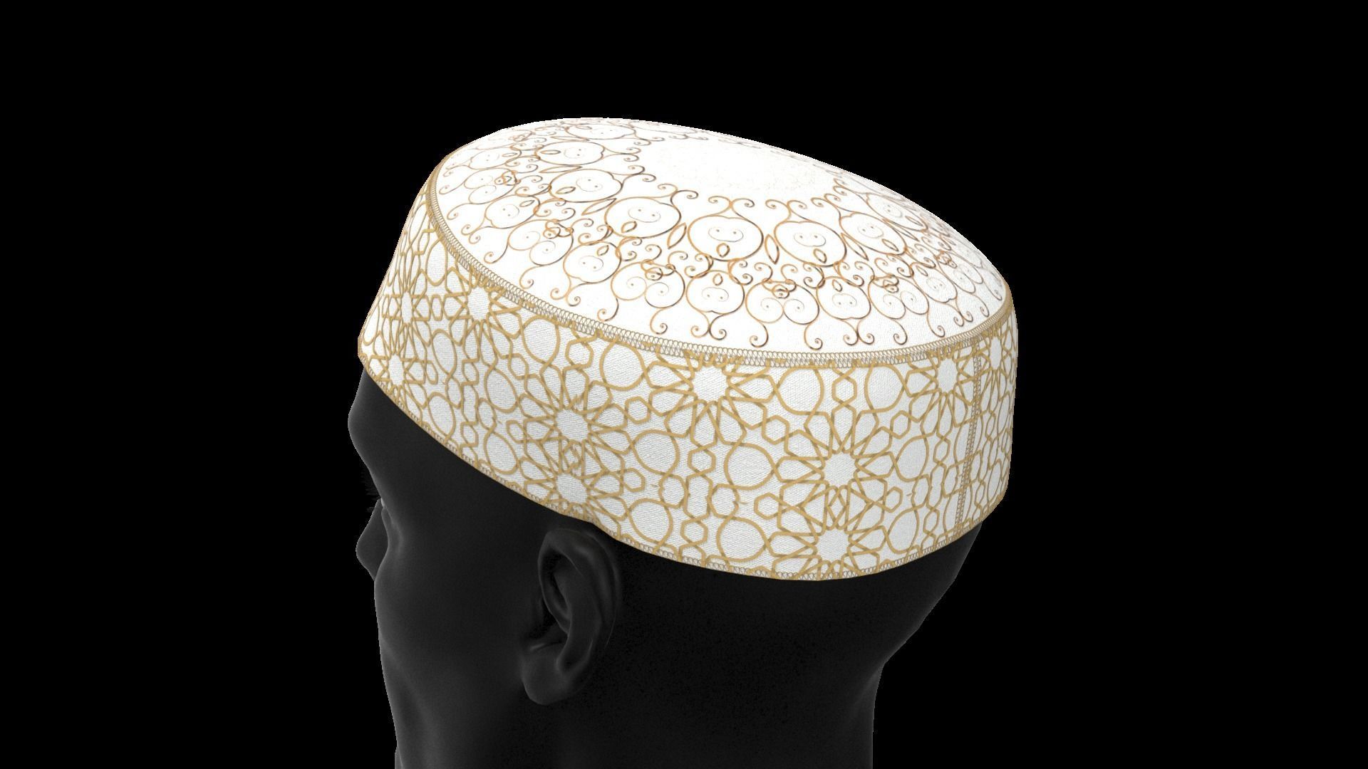 Islamic Cap Muslim Tupi free VR / AR / low-poly 3D model | CGTrader