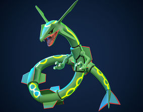 Rayquaza 3D Models | CGTrader