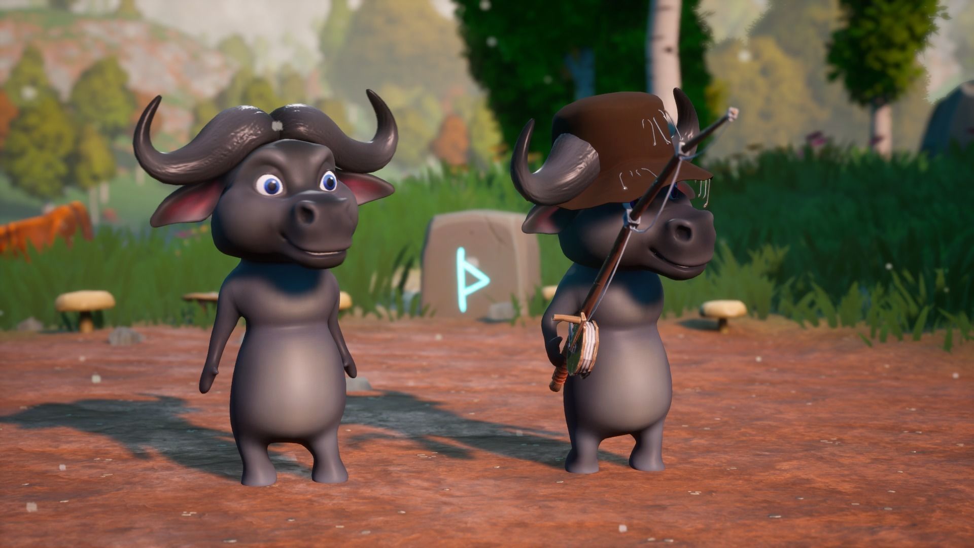 3D model Farm Animal Buddies - BUFFALO VR / AR / low-poly | CGTrader