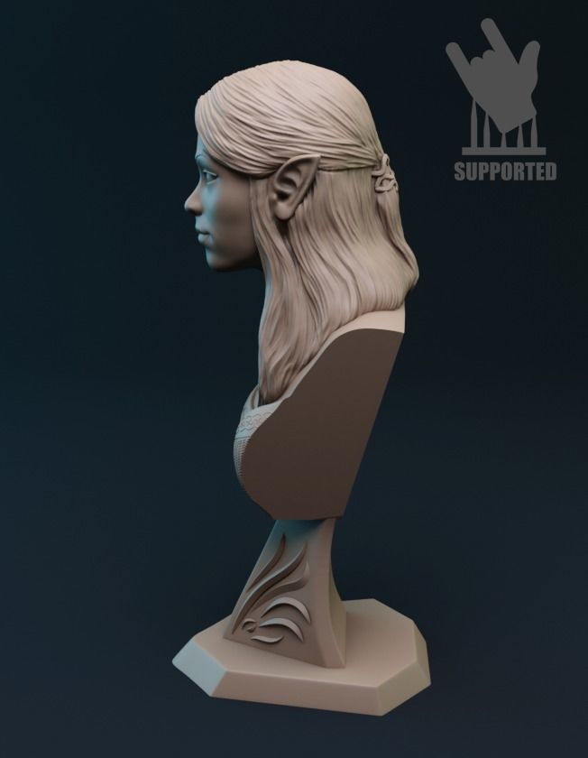 Elf princess 3D model 3D printable | CGTrader