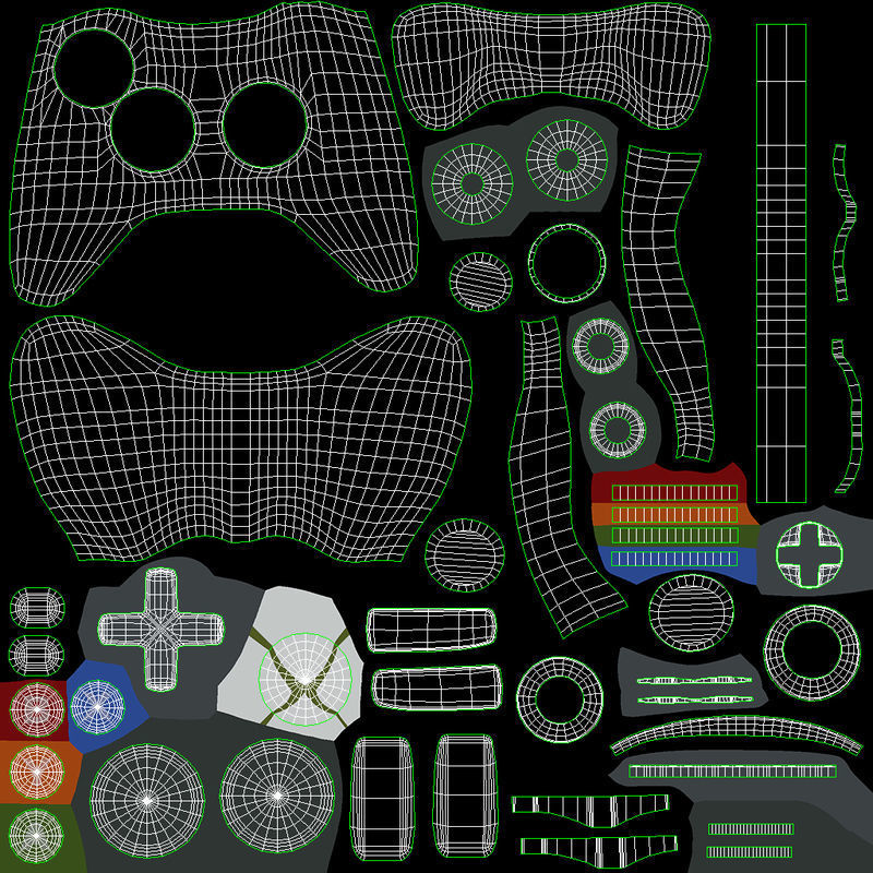 3D model XBox Controller Black VR / AR / low-poly | CGTrader
