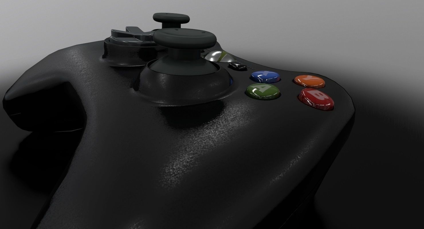 3D model XBox Controller Black VR / AR / low-poly | CGTrader