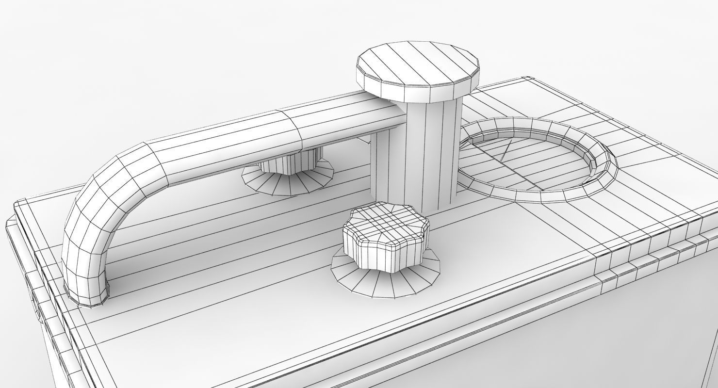 3D model Radiac Set Low Poly VR / AR / low-poly | CGTrader